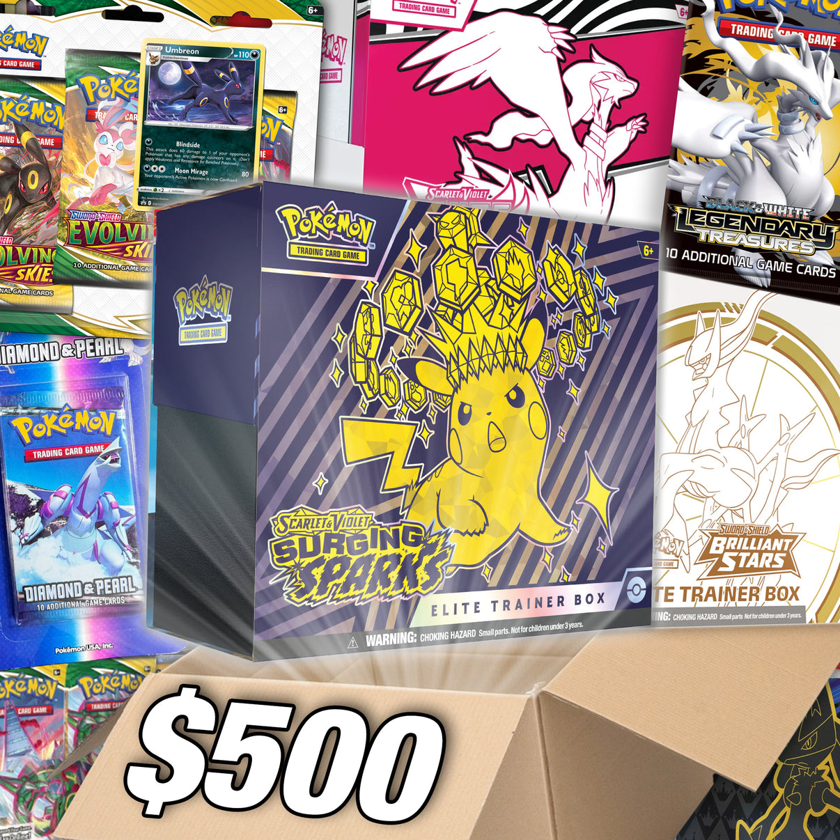The Pokemon Card $1000 Mystery Box! - Assorted Pokémon Trading Cards ...